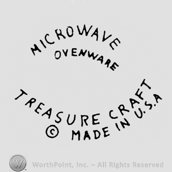 Mark with curved capital writing MICROWAVE | #16282