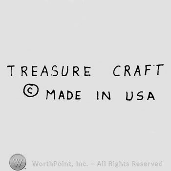 Mark with capital letters TREASURE CRAFT up C | #16283