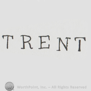 Mark with the word TRENT in uppercase letters | #16296