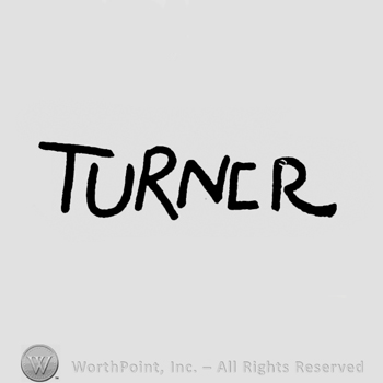 Mark with stylish capital letters TURNER | #16359