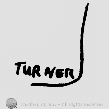Mark with capital letters TURNER inside a turned | #16361