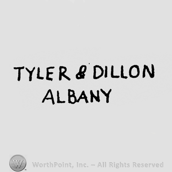 Mark with bold capital letters TYLER & DILLON up | #16374