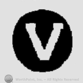 Mark with Letter V inside of a circle. | #164511