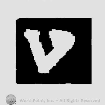 Mark with Letter V inside of a square. | #164536