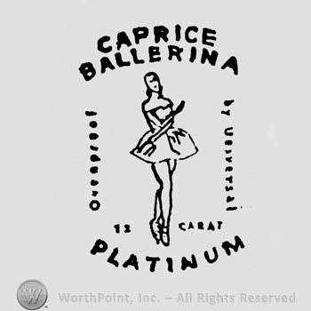 Mark with curved bold capital letters CAPRICE | #16466