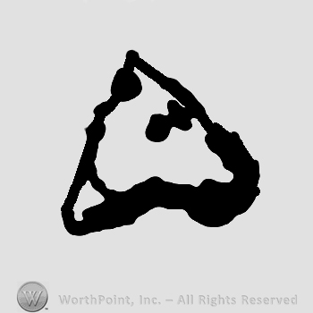 Mark with A stone or a rock;triangle shape. | #164875