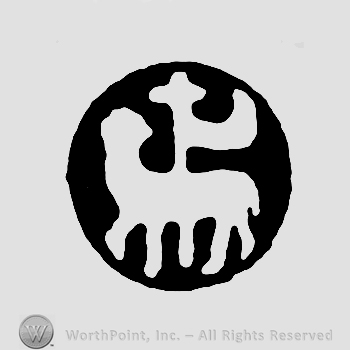 Mark with Animal and a cross inside a black | #164951