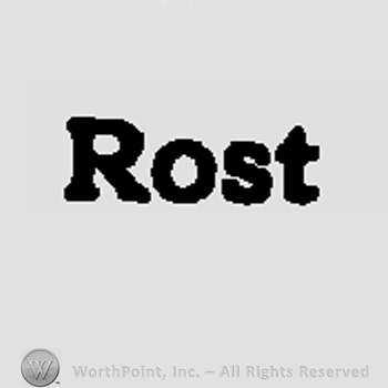 Mark with Word ROST. | #165566