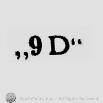 Mark with 9D written. | #166018