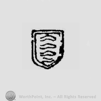 Mark with Shield shape with four stripes. | #166020