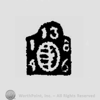 Mark with An oval in the middle with numbers | #166024