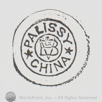 Mark with round logo with "palissy china VB" | #16711