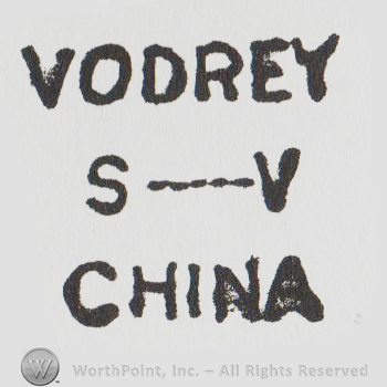 Mark with the text VODREY S-V CHINA | #16740