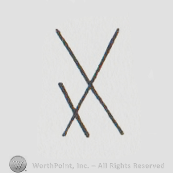 Mark with two lines crossed with another | #16753