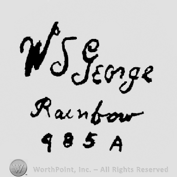 Mark with W.S. George hand written above Rainbow | #16870