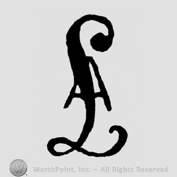 Mark with An uppercase handwritten L overlapping | #168706