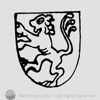 Mark with A shield with a prancing lion | #168735