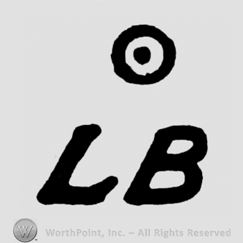 Mark with A circle with a dot above the initials | #168928