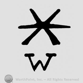 Mark with A star shape above the initial W | #168959