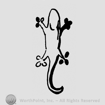 Mark with The figure of a lizard | #169109