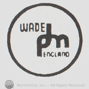 Mark with round logo with the words "wade | #16916