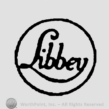 Mark with The word "Libbey" and a circle. | #169973