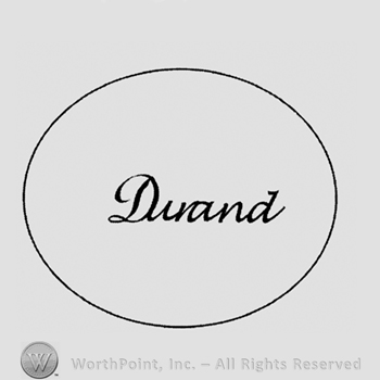 Mark with The word "Durand" and an oval. | #169989