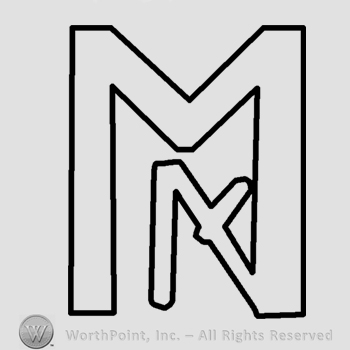 Mark with The monogram of letters "MK". | #170081