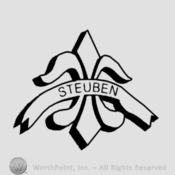 Mark with The word "STEUBEN", a Fleur de lis and | #170111