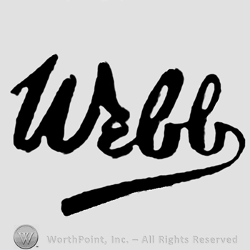 Mark with The word "Webb". | #170150