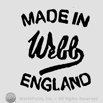 Mark with The text "MADE IN Webb ENGLAND". | #170151