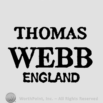 Mark with The text "THOMAS WEBB ENGLAND". | #170154