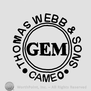 Mark with The text "GEM THOMAS WEBB & SONS CAMEO" | #170194