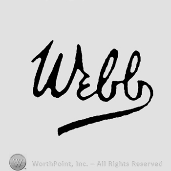 Mark with The word "webb". | #170201