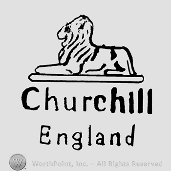 Mark with A lion and the text "Churchill | #170395
