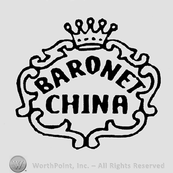 Mark with A crown and the text "BARONET CHINA". | #170479