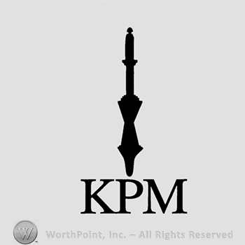 Mark with Scepter with letters KPM. | #170852