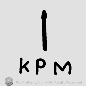Mark with Scepter with letters KPM. | #170853