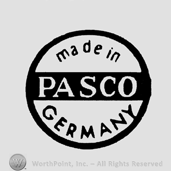 Mark with The text "PASCO Made in GERMANY" and a | #170872