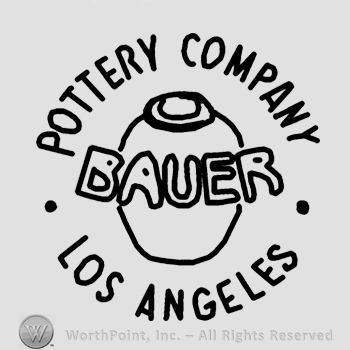 Mark with Vase with word Bauer in the | #170962