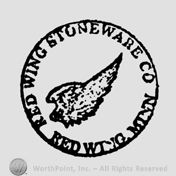 Mark with Wing inside circle;Red Wing Stoneware | #171012
