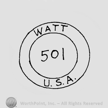 Mark with one circle inside another, number 501 | #17104