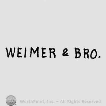 Mark with WEIMER & BRO. | #17146