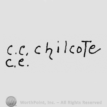 Mark with crude writing C. C. Chilcote above, c. | #17184