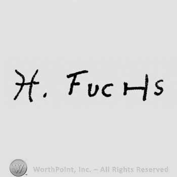 Mark with crude writing H. Fuchs | #17194
