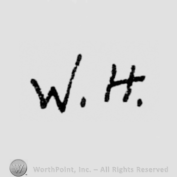 Mark with capital crude initials W. H. | #17198