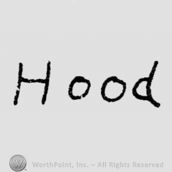 Mark with crude writing Hood | #17203