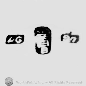 Mark with The letters "LG" and chinese sign. | #172050