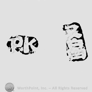 Mark with The letters "PK" and a chinese sign. | #172111