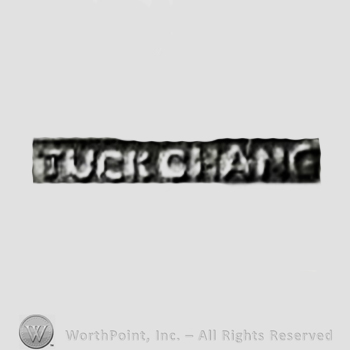 Mark with The text "TUCK CHANG". | #172247
